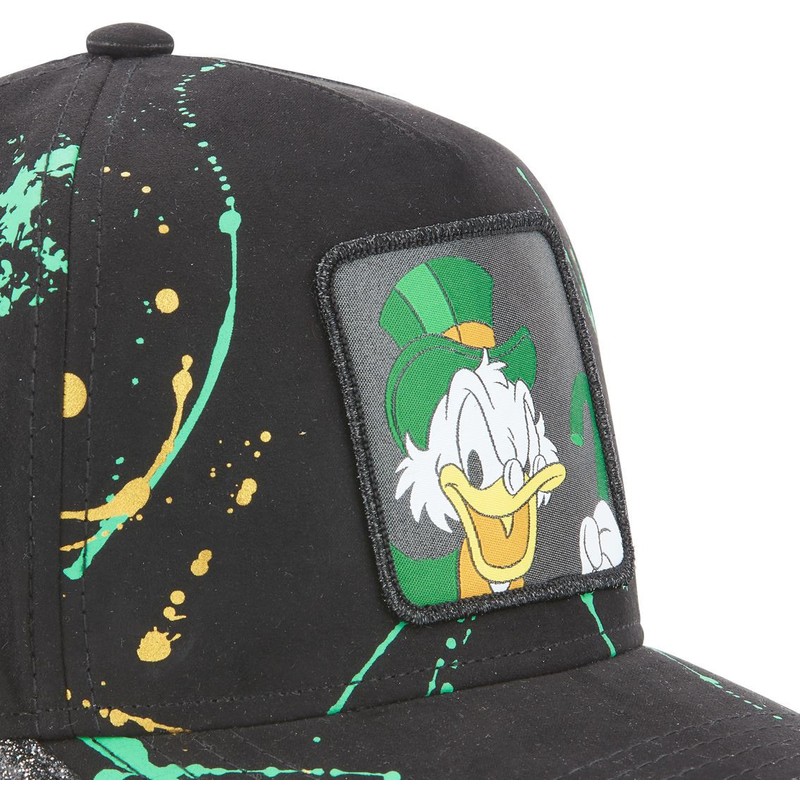 Capslab Curved Brim Scrooge McDuck TAG SCR1 Disney Black and Green ...