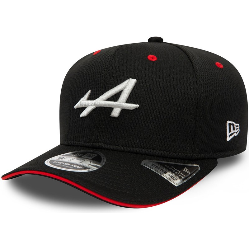 Gorra curva negra snapback 9FIFTY Stretch Snap de Alpine Formula 1 ...